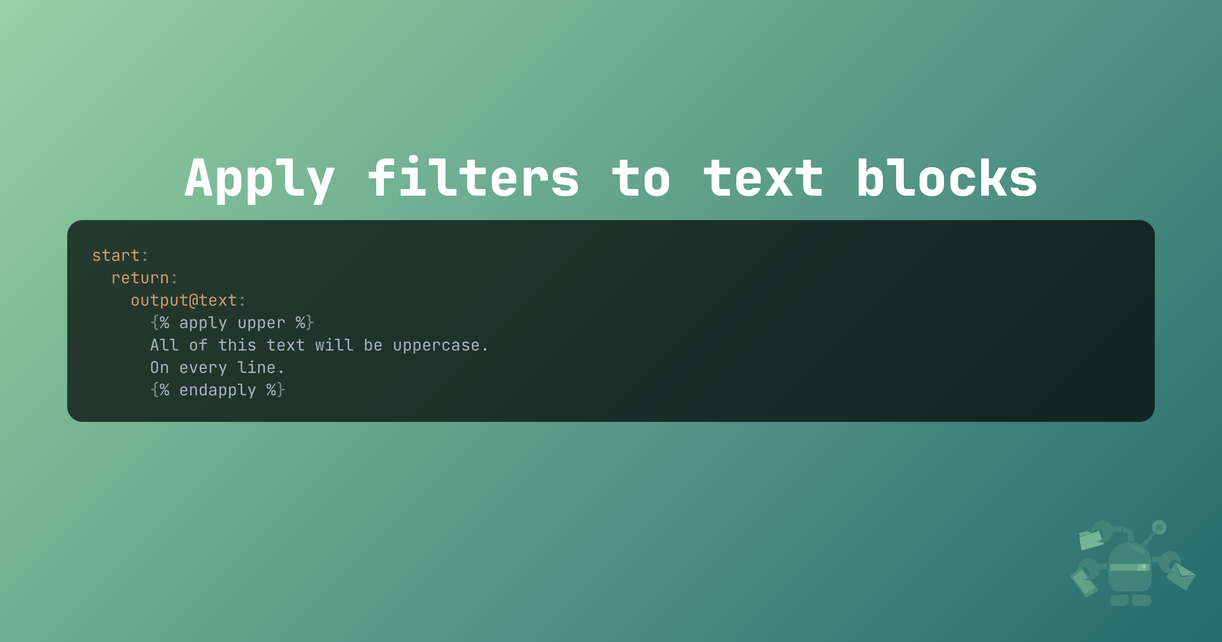 Apply filters - Cerb Apply filters - Cerb